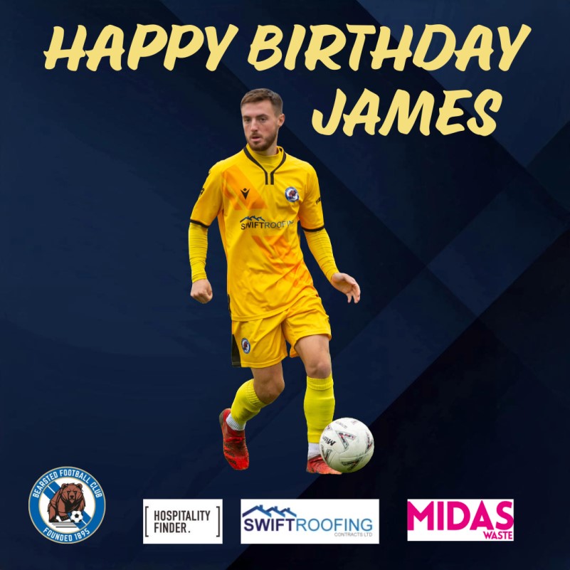 Happy Birthday James - Bearsted FC