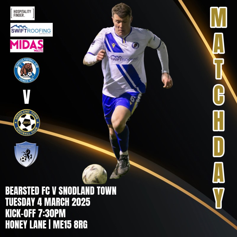 MATCHDAY! Snodland Town are tonight's opponents - Bearsted FC