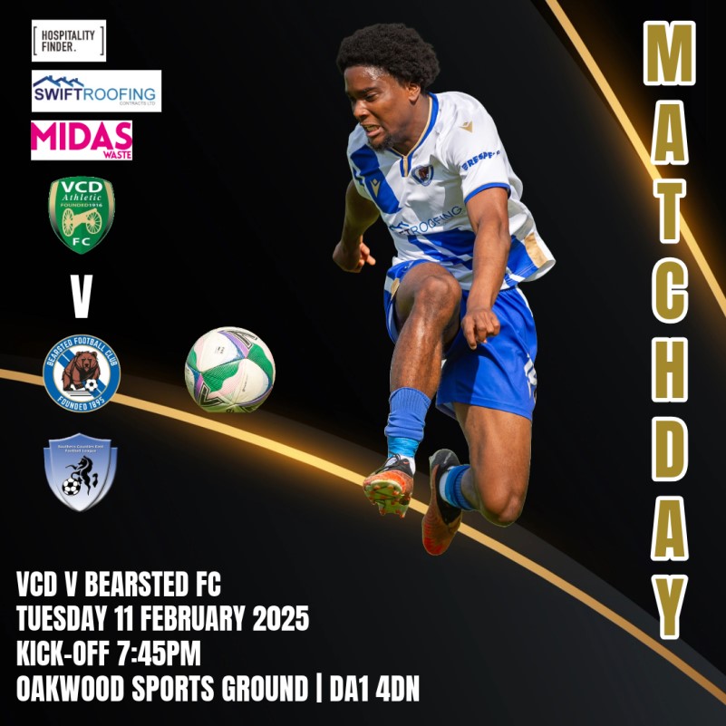Bearsted FC, MATCHDAY!! Tonight we are away to VCD