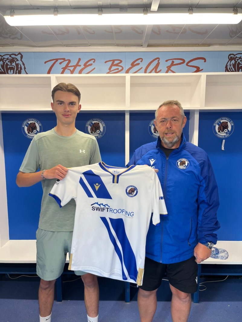 New signing Reuben Jones - Bearsted FC