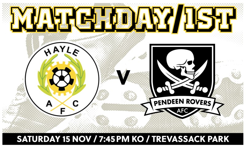 Pendeen Rovers, THE FIRSTS FACE HAYLE IN A MIDWEEK KICK-OFF