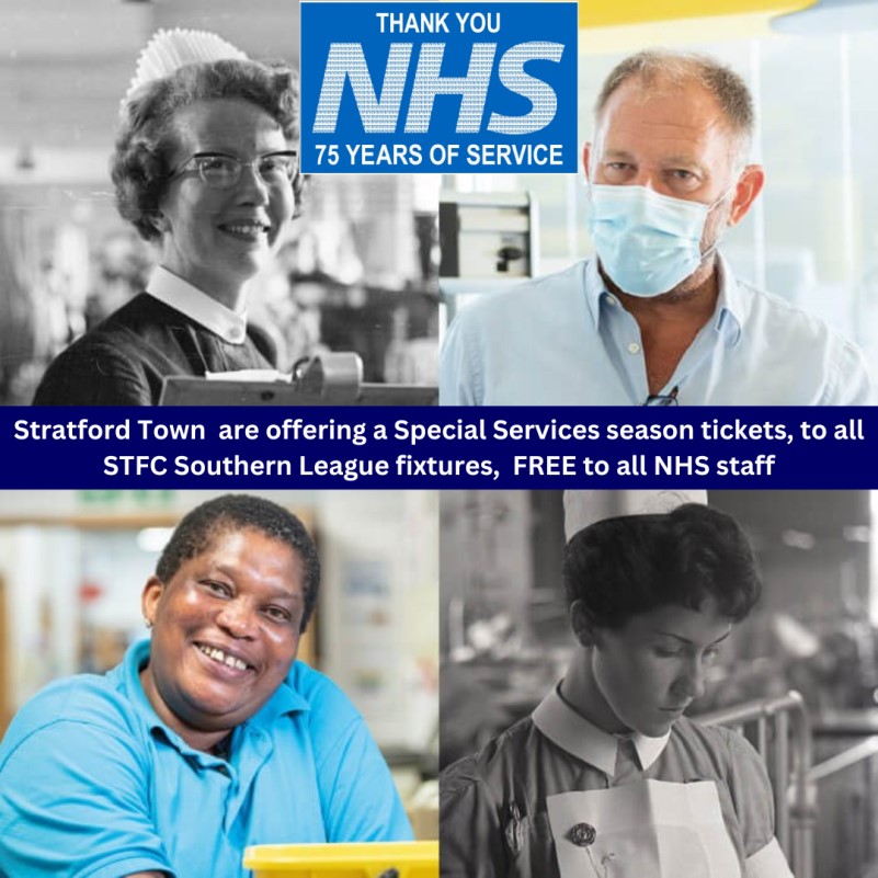 'Special Services' Season Ticket for all NHS workers on 75th ...