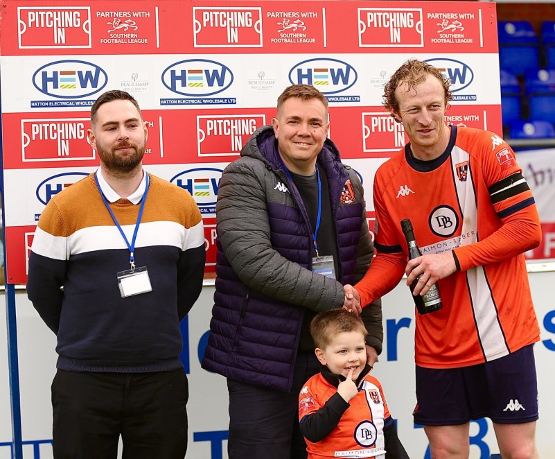 Stratford Town Football Club, Man of the Match Paul McCone talks to ...