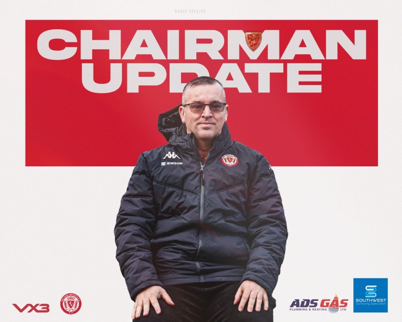Chairman’s Update – January 2025 - Saltash United Football Club