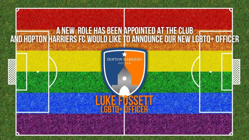 Hopton Harriers fc, New LGBTQ+ Officer