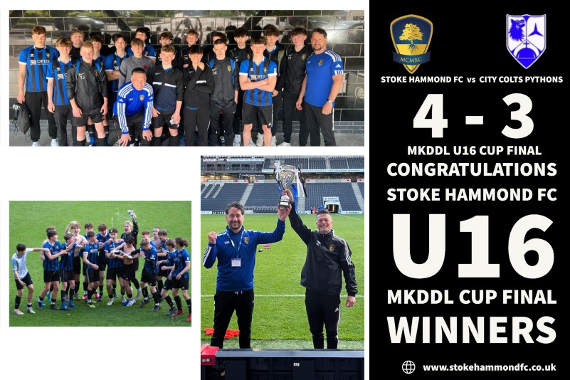 U16s win MKDDL Trophy in Cup thriller - Stoke Hammond Youth FC