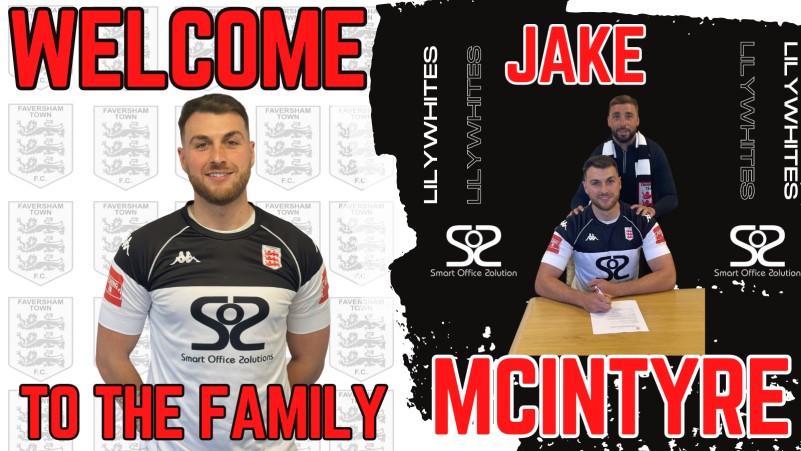 McINTYRE AGREES TO SIGN FOR 23/24 - Faversham Town F.C.