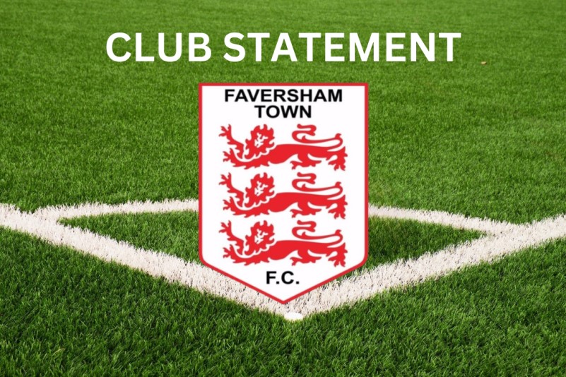 CLUB STATEMENT - SAMMY MOORE - Faversham Town F.C.