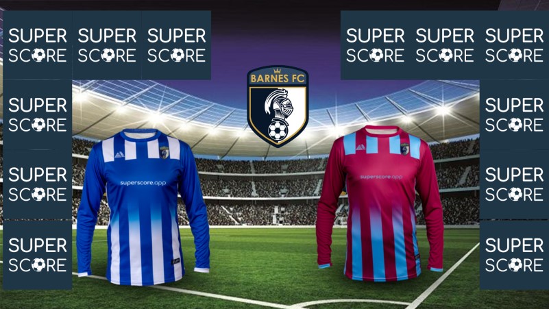 Superscore App - Barnes FC New Kits Sponsors - Barnes Football Club