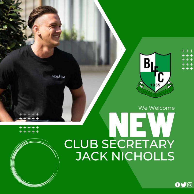 New Club Secretary Appointed - Blackfield and Langley Football Club