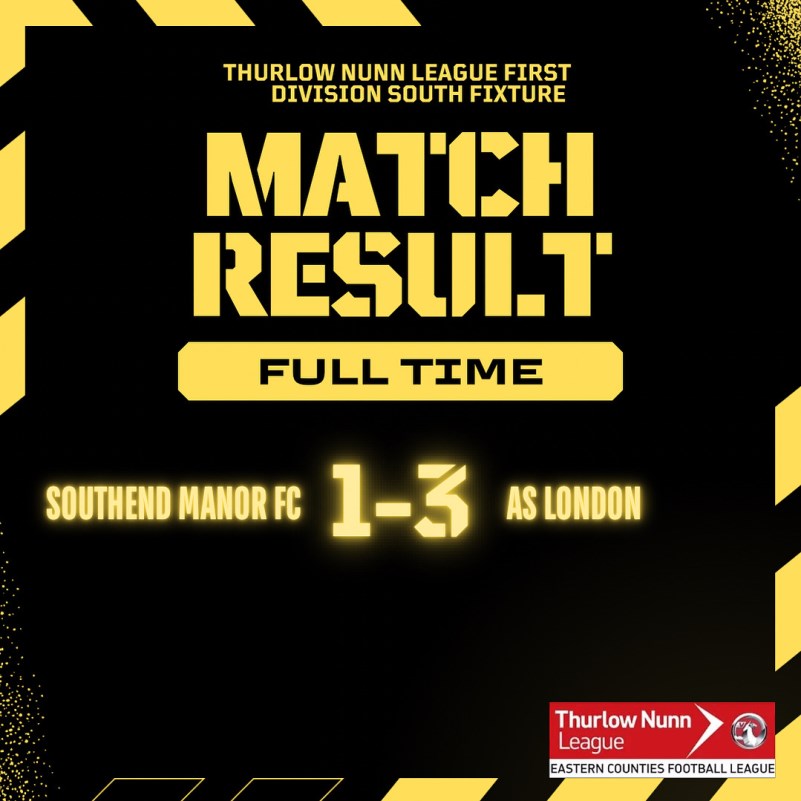 ⚫️ Southend Manor vs AS London Match Report - Southend Manor Football Club